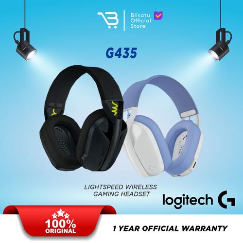 Promo Logitech G435 Headset Gaming Bluetooth Wireless Ultra-light ...