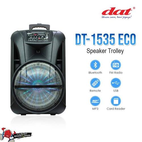 Jual SPEAKER PORTABLE WIRELESS DAT DT-1535 ORIGINAL DAT 15 INCH ...
