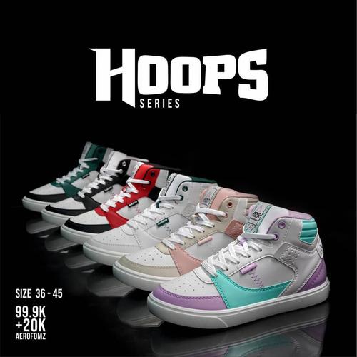 Jual (ORIGINAL) AEROSTREET HOOPS HIGH SERIES [AEROFOMZ] - Merah, 41 ...