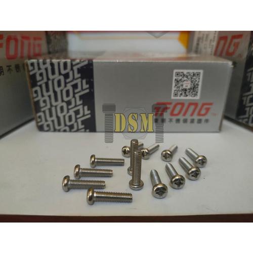 Jual SS 304 / Baut JP M5x35 / Machine Screw Stainless M5 Kepala Obeng Bulat - Jakarta Barat - CV ...