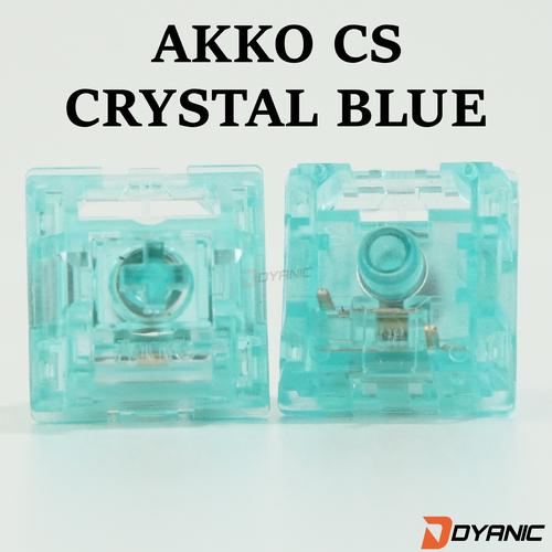 Jual AKKO CS CRYSTAL BLUE MECHANICAL SWITCH ( Linear - Plate Mount ...