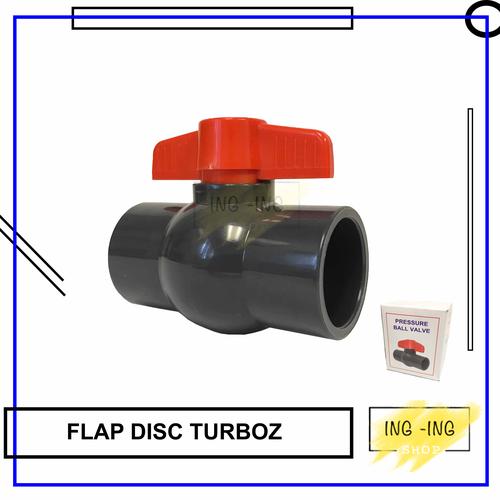 Jual Ball valve 2 inchi stop kran pvc 2" 60MM Ballvalve PVC Polos ...