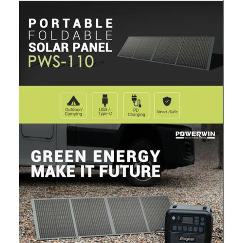 Jual Portable Solar Panel Lipat 110 W Energizer Ecoflow USB C PD ...