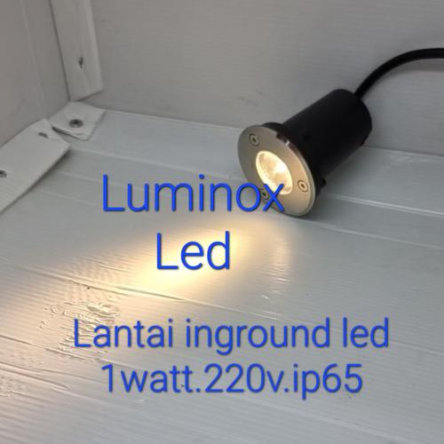 Jual lampu tanam lantai led 1watt 1w underground light 1 watt 3000k ...