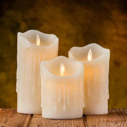 Jual Lilin LED Lampu LED Bulat Smokeless Leleh Sumbu Goyang lilin ...