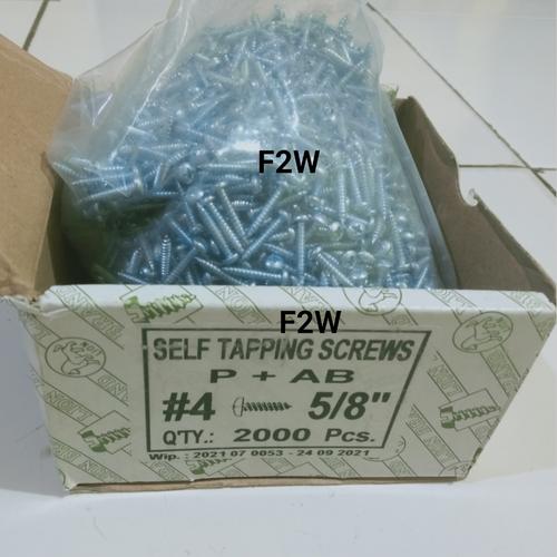 Jual SEKRUP TAPPING PAB 4X5/8" MOON LION SKRUP TAPPING SCREW PH 1.5CM ...