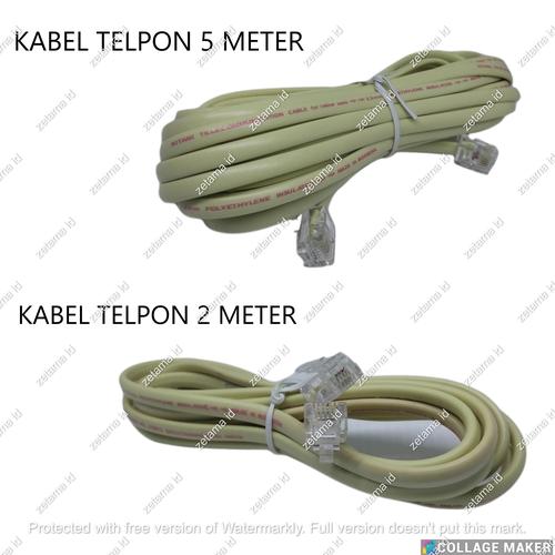 Jual Kabel Telpon Roset Ke Telpon Rj11 Kabel Telefon 2M/5M - Jakarta ...