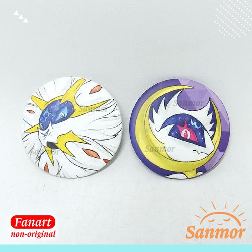Jual Merchandise Pin Fanart - Pokemon Sun Moon Karakter Solgaleo ...