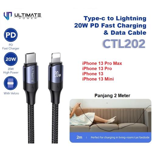 Jual Kabel Data Cable iPhone 13 Pro Max 13 Mini 20W PD Fast Charging 2M ...