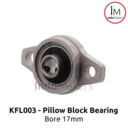 Jual KFL003 Pillow Block Bearing 17mm Inner Diameter / Bore - Kota ...