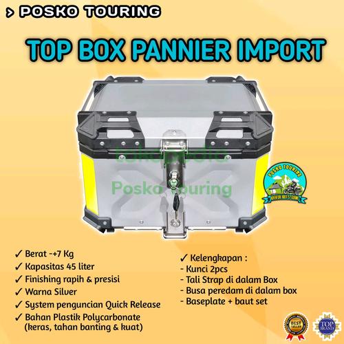 Jual Box Pannier Adventure 45ltr Import Bukan Badak Hitam Maggua ...