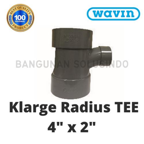Jual Large Radius TEE 4"x2' Inch / Fitting Pipa PVC Wavin ORIGINAL - 4 ...