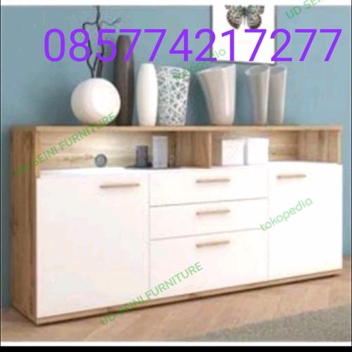 Jual bupet minimalis jati Belanda/ rak tv/ meja tv minimalis jati ...