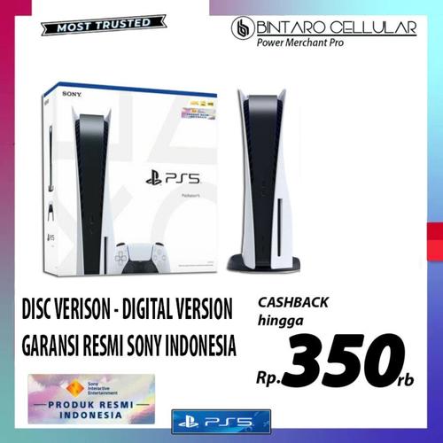 Jual PS 5 SONY PLAYSTATION 5 PS5 GAME CONSOLE - DIGITAL DAN DISC ...