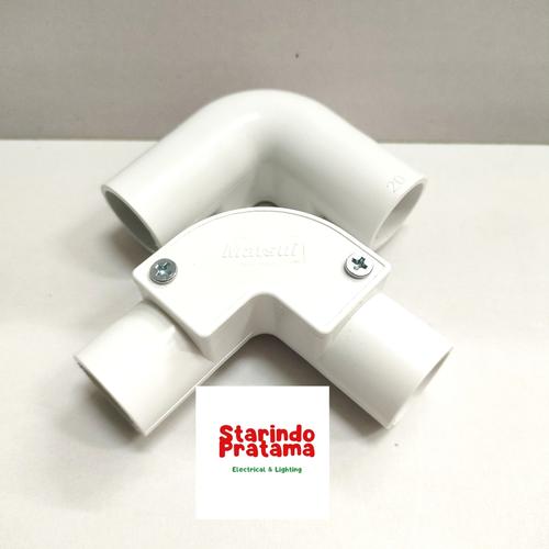 Jual KNEE 20MM L BOW 20 MM BELOKAN ELBOW PIPA LISTRIK BAUT MATSUI ...
