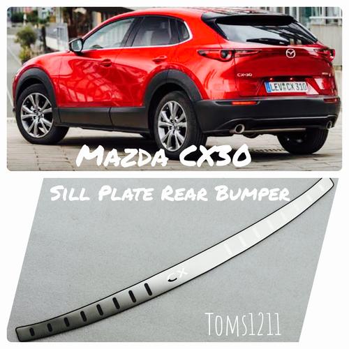 Jual Rear Bumper Sill Plate stainless Mazda CX30 2019 2020 2021 2022 ...