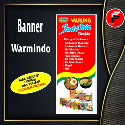 Jual banner Warmindo / Spanduk warmindo Ukuran 60 x 160 cm - Kab ...