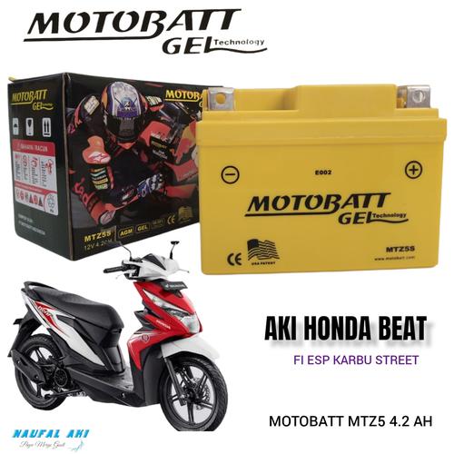 Jual Aki Motor Honda BEAT FI ESP KARBU Motobatt MTZ5 Aki GEL - Kota Bekasi - Naufal Aki | Tokopedia