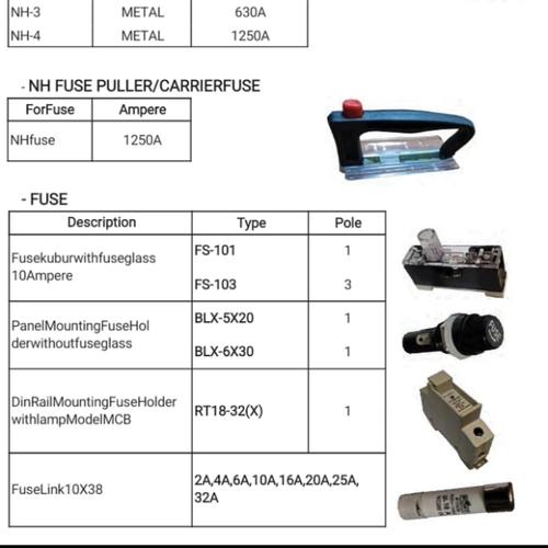 Jual Fuse Kubur FS-103+Fuse Sekering / Sekring Gelas 3P 10A. FORT ...