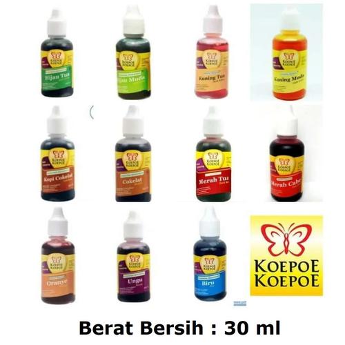 Jual Koepeo koepoe Pewarna Makanan-Food Colouring Koepoe Kopoe - Kota ...