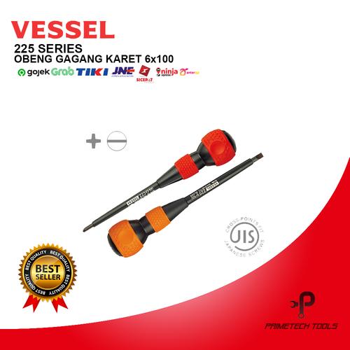 Jual VESSEL OBENG GAGANG KARET SUPER CUSHION SCREWDRIVER 225 SERIES ...