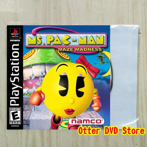 Jual Kaset CD Game Ps1 Ps 1 Ms Pacman Ms Pac Man Ms. Pac-Man - Maze ...