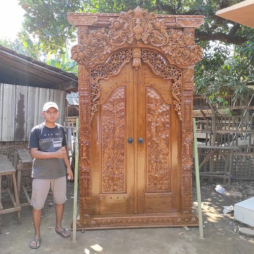 Jual pintu ukir || gebyok ukir motif bali - Kab. Jepara - Gebyok Ukir ...