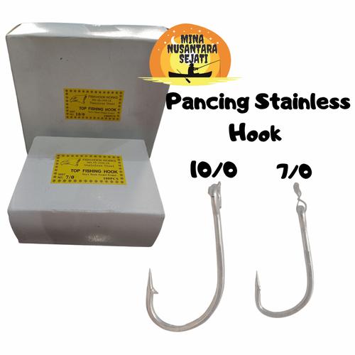 Jual Mata Pancing Stanlist Kail Top Fishing Hook 10/0 & 7/0 - 1 Dus ...