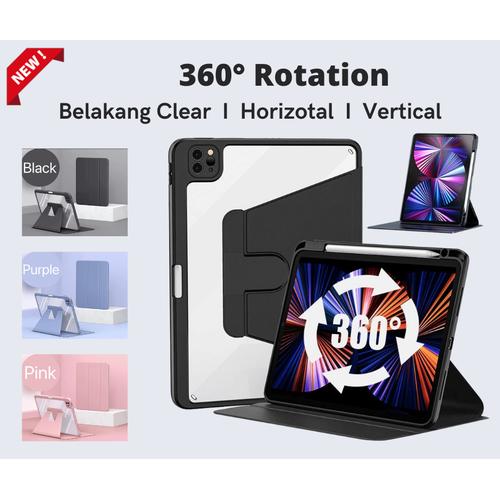 Jual Rotation iPad Case For iPad mini 6 Case iPad 7/8/9 iPad Air 4 5 ...