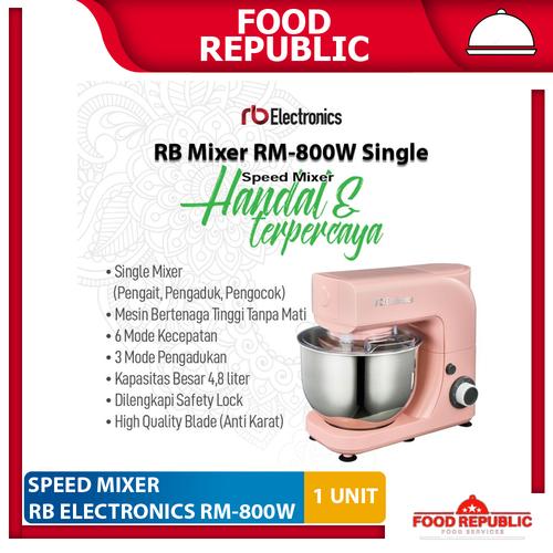 Jual RB Mixer RM-800W Single Mesin Mix Adonan Roti Kue 6 Mode Kecepatan ...