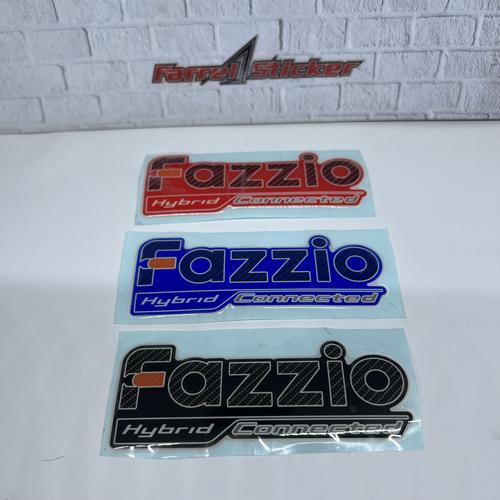 Jual STIKER FAZZIO STICKER TULISAN FAZIO TIMBUL - Hitam - Jakarta Timur ...