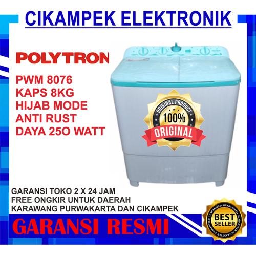 Jual MESIN CUCI POLYTRON PWM 8076 2 TABUNG 8KG - Kab. Karawang ...