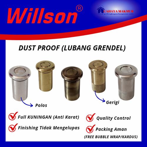 Jual LUBANG GRENDEL GERENDEL PINTU JENDELA TANAM DUST PROOF KUNINGAN ...