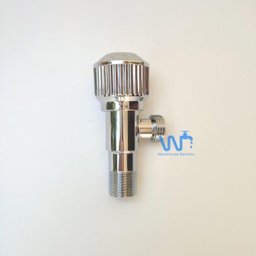 Jual Stop Kran Single Stainless Chrome / Stop Kran Kloset Wastafel ...