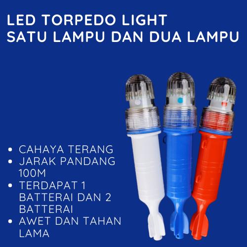Jual Torpedo LED Fishing Net Single Light - Lampu Nelayan Sinyal Ikan - N1 putih - Jakarta Barat ...