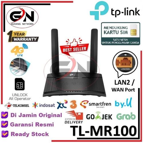 Jual TP-LINK TL-MR100 300Mbps Wireless N 3G / 4G LTE Router Modem Sim ...