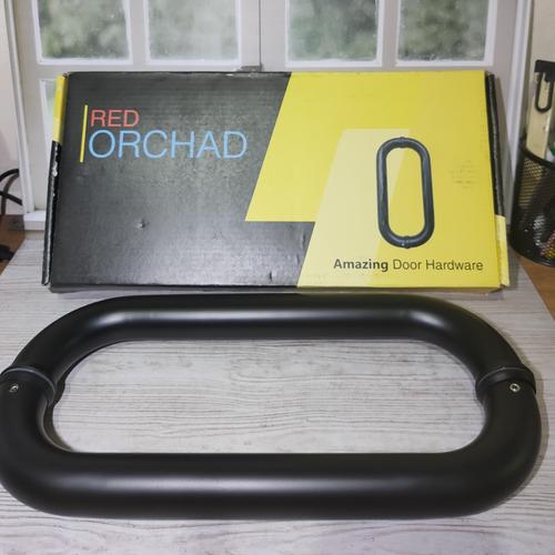 Jual Pull handle, handle pintu bentuk C warna hitam as 30cm - Jakarta ...