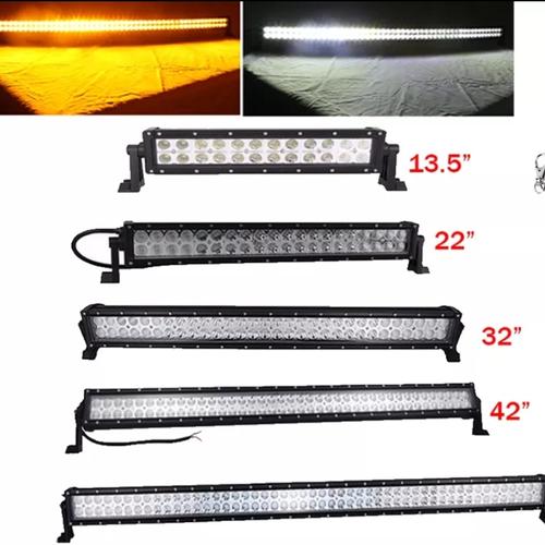 Jual LEDBAR PUTIH KUNING 2 ROW AESLUX DOBEL ROW OFFROAD - 130 CM 300 W ...