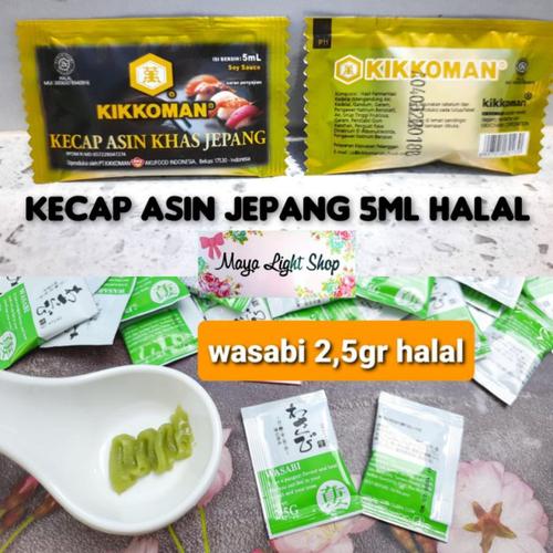 Jual Wasabi Shoyu sachet pasta halal Minimal 3pc kecap asin jepang ...
