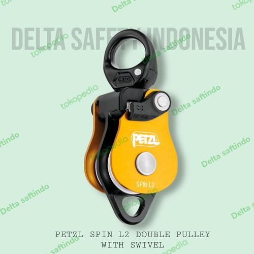 Jual Petzl Spin L2 Double Pulley With Swivel Original Petzl P001CA00 ...