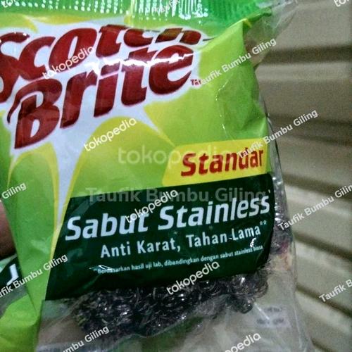 Jual sabut stainless scotch brite 1 pcs / sabut cuci piring - Jakarta ...
