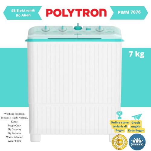 Jual Mesin Cuci Polytron PWM 7076 KAPASITAS 7 KG - garansi resmi - Kota ...