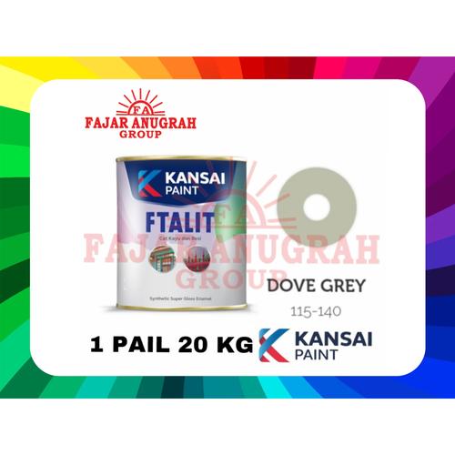 Jual Kansai Ftalit Gloss dove grey 115-140 Cat Kayu dan Besi 20 Kg ...
