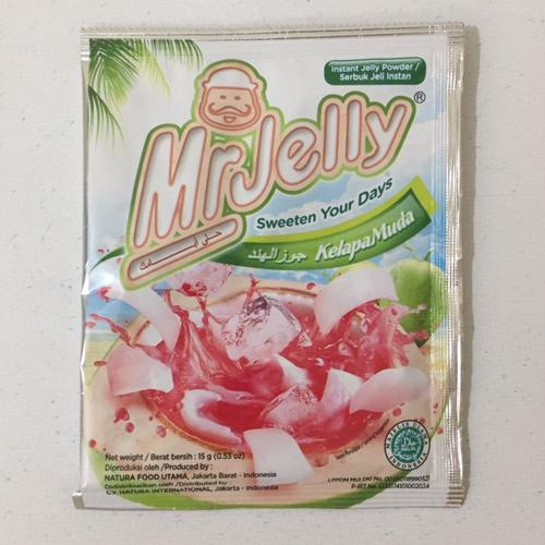 Jual MR JELLY - JELLY KELAPA MUDA 15GR X 1 SACHET POWDER JELLY KELAPA ...
