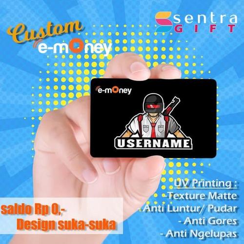 Jual E-Money Custom Spesial Member/ ID Card 2 Sisi Free Design, Nama ...