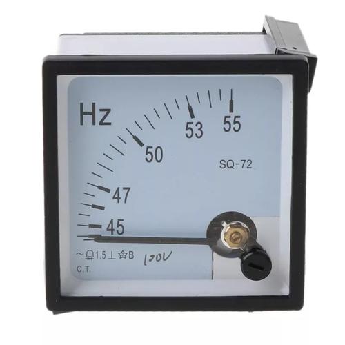 Jual HZ Frequency Meter 45-55 HZ/220V Model Getar Jarum Size 96x96 ...
