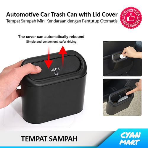 Jual Tempat Sampah Mobil Anti Tumpah Automotive Car Trash Can Dust Bin ...