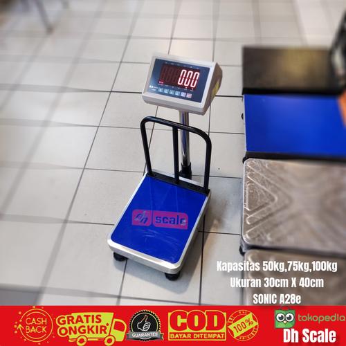 Jual Timbangan Digital, Dua Layar, SONIC A28e Cap 100kg + Pagar - Fullpress - Jakarta Utara - DH ...