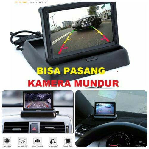 Jual monitor parkir mobil rear view TFT lcd 4,3 inch - kamera - Kota ...