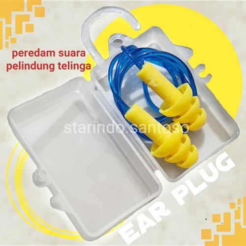 Jual SUMBAT KUPING peredam suara penutup pelindung telinga ear plug Go ...